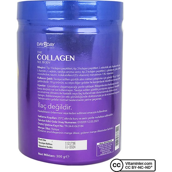 DAY2DAY The Collagen All Body 300 gr Fiyatı - Taksit Seçenekleri