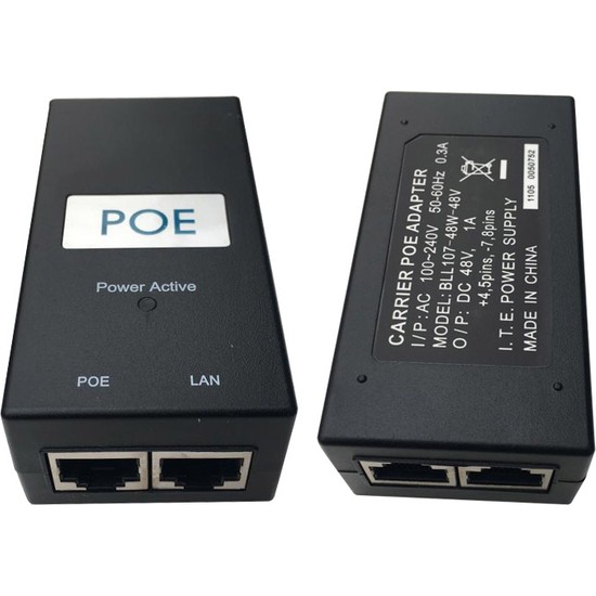 48 Volt POE Switch İnjector POE 48V POE Power POE Adaptör Fiyatı
