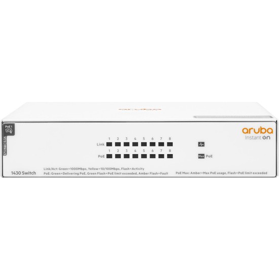 Hp Aruba Instant On R8R46A 1430-8G, 8port, Gigabit, 8port Fiyatı