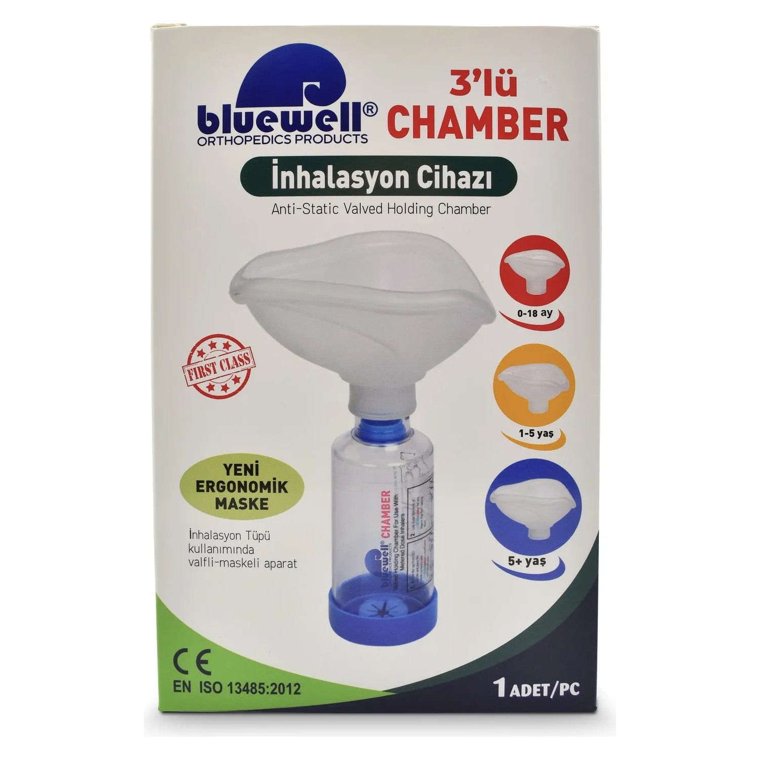 Bluewell Aerochamber 3 Boy Inhalasyon Cihazı Fiyatı
