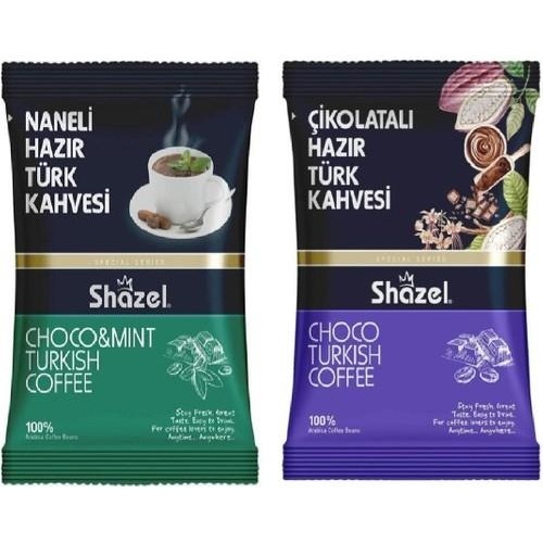 Shazel Naneli ve Çikolatalı Hazır Türk Kahvesi 100 gr x 2 Fiyatı