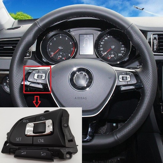 Parça Deponuz Volkswagen Direksiyon Düğme Tuş Takımı Sol Fiyatı