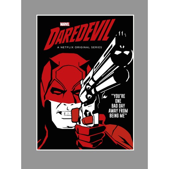 Daredevil Poster 45X60CM Afiş - Kalın Poster Kağıdı Dijital Fiyatı