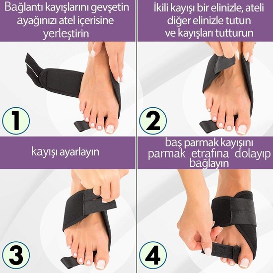 Ankaflex Ayak Ateli Halluks Valgs Bunion Sağ Sol Ayak Parmak Fiyatı
