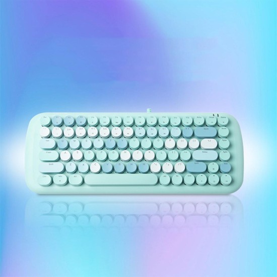 Perfect Kablolu Mekanik Klavye Mini 84 Keys Mavi Anahtarlar Back ...
