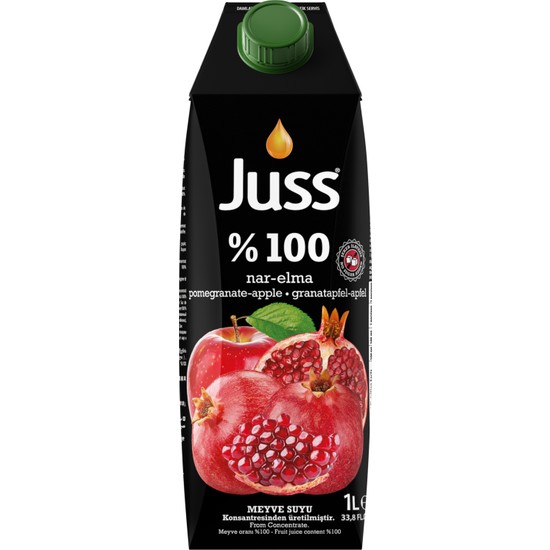 Juss %100 Elma & Nar Meyve Suyu 1 Litre x 12'li Fiyatı