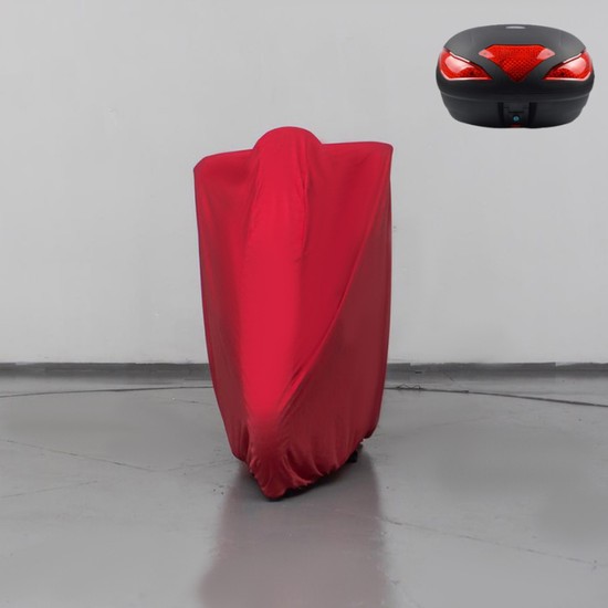 Teksin Peugeot Ninja 103 Çantalı Kırmızı Kumaş Motosiklet Fiyatı