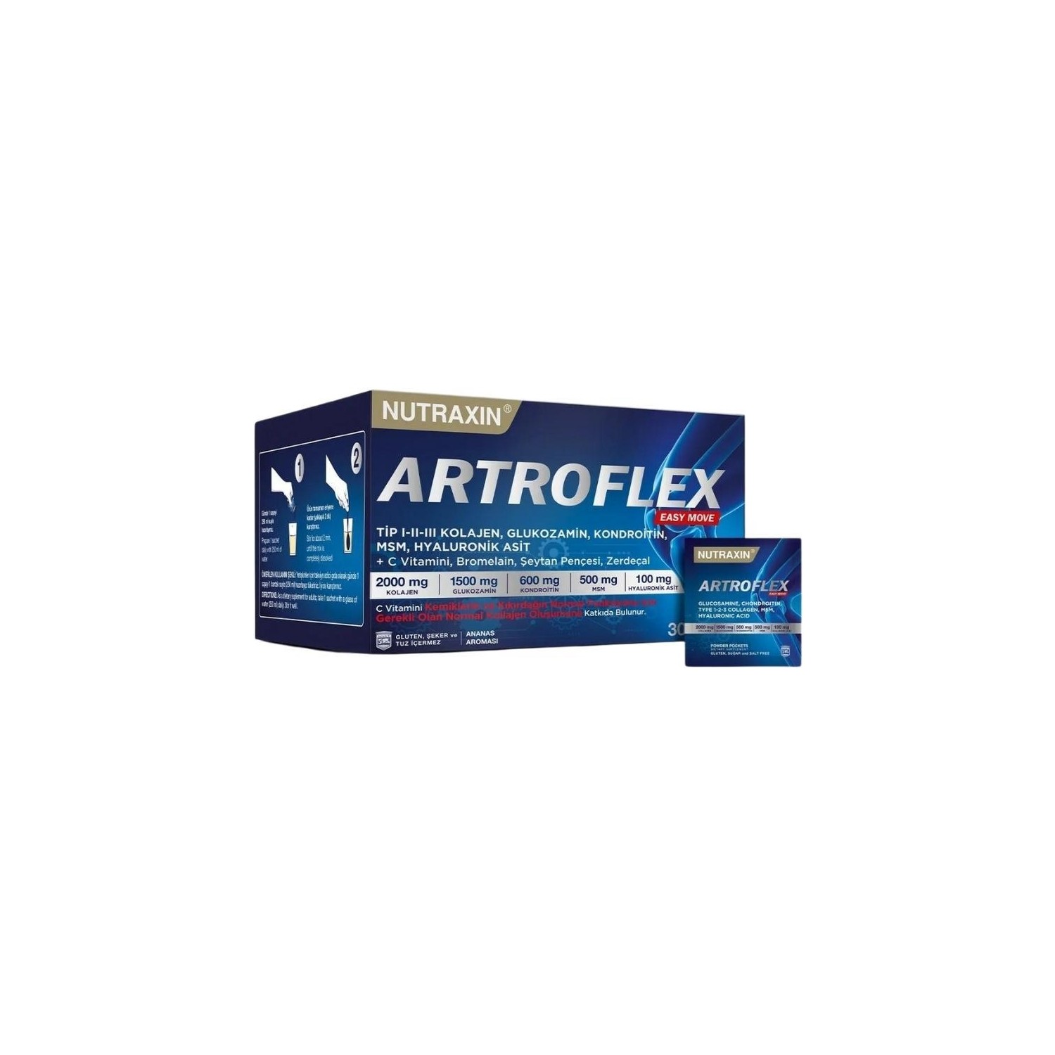 Nutraxin Artroflex Easy Move Vitamin ve Mineralller Içeren Ananas ...