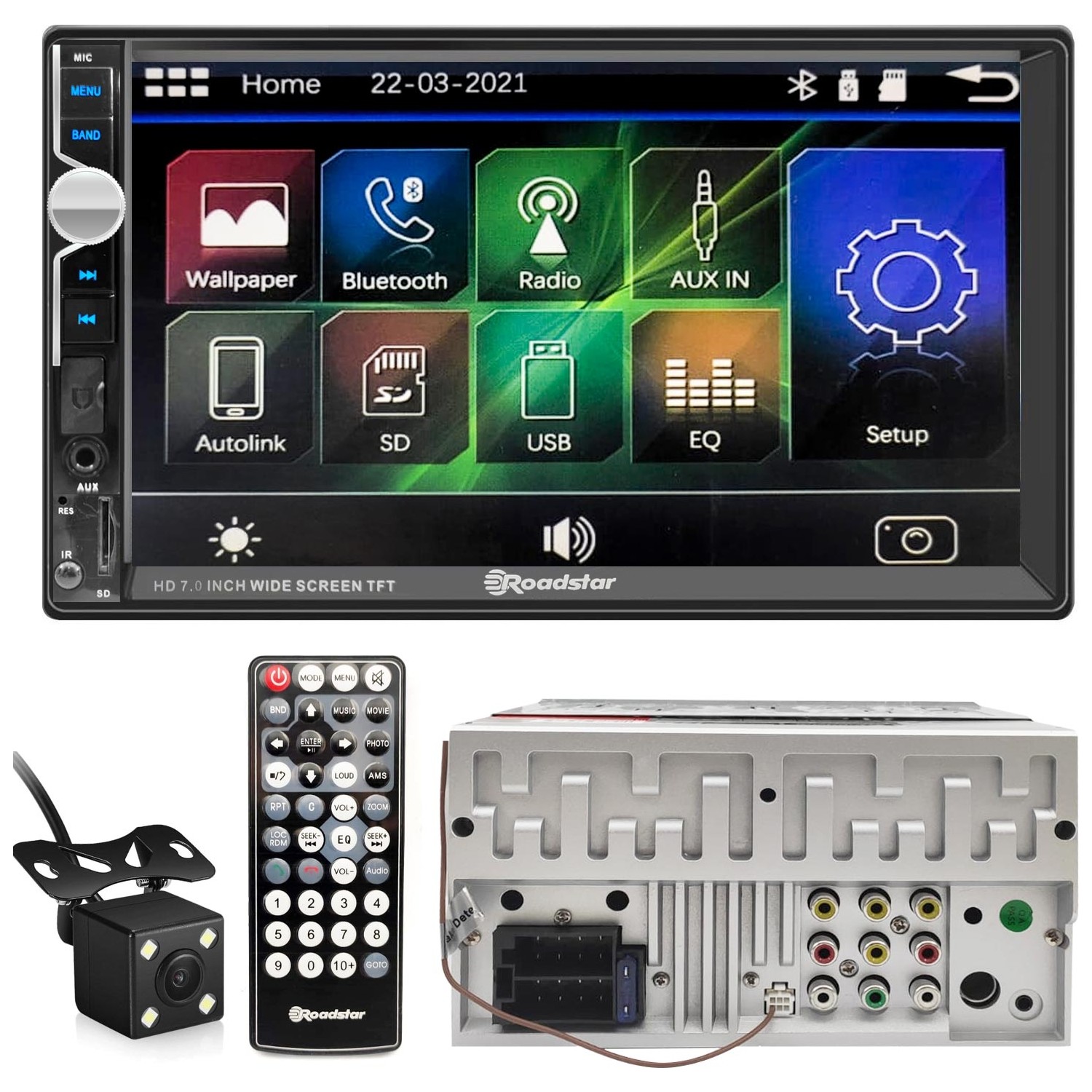 Roadstar Double Teyp 7 4X50W Mirrorlink Bt/usb/sd/fm/aux Fiyatı