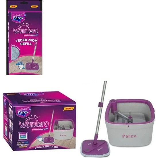 Parex Wondero Temizlik Seti + Yedek Paspas Mop Fiyatı