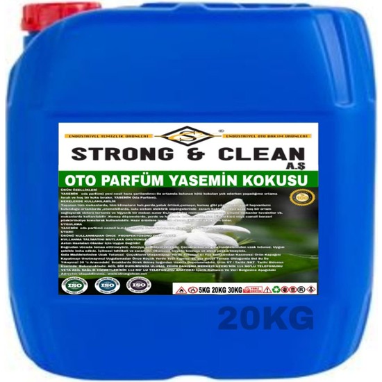 Strong&Clean Oto Parfümyasemin Kokulu 20 KG Fiyatı