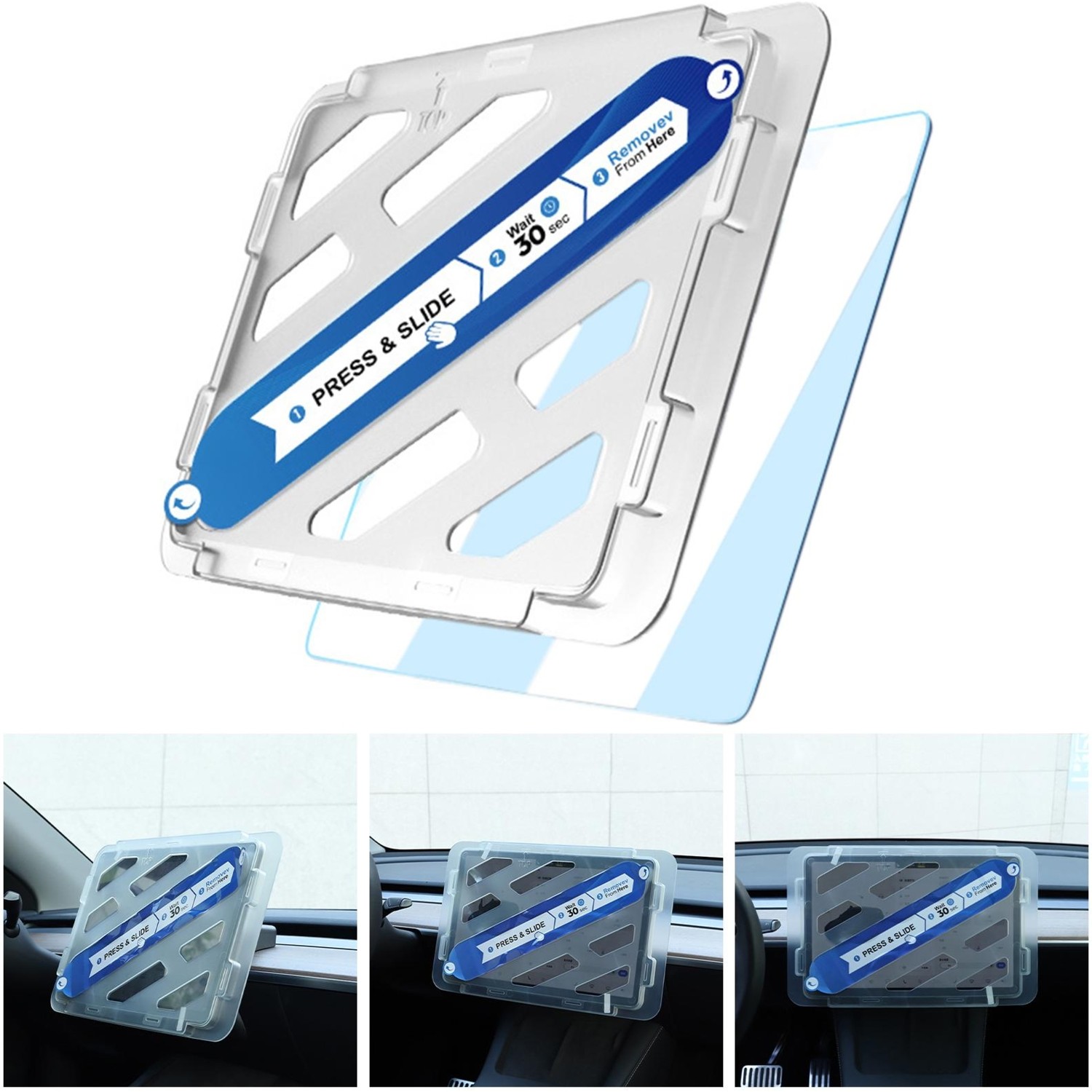 Comely Model 3/ Screen Tesla Glass Koruyucu Film Mat Çizelge Fiyatı