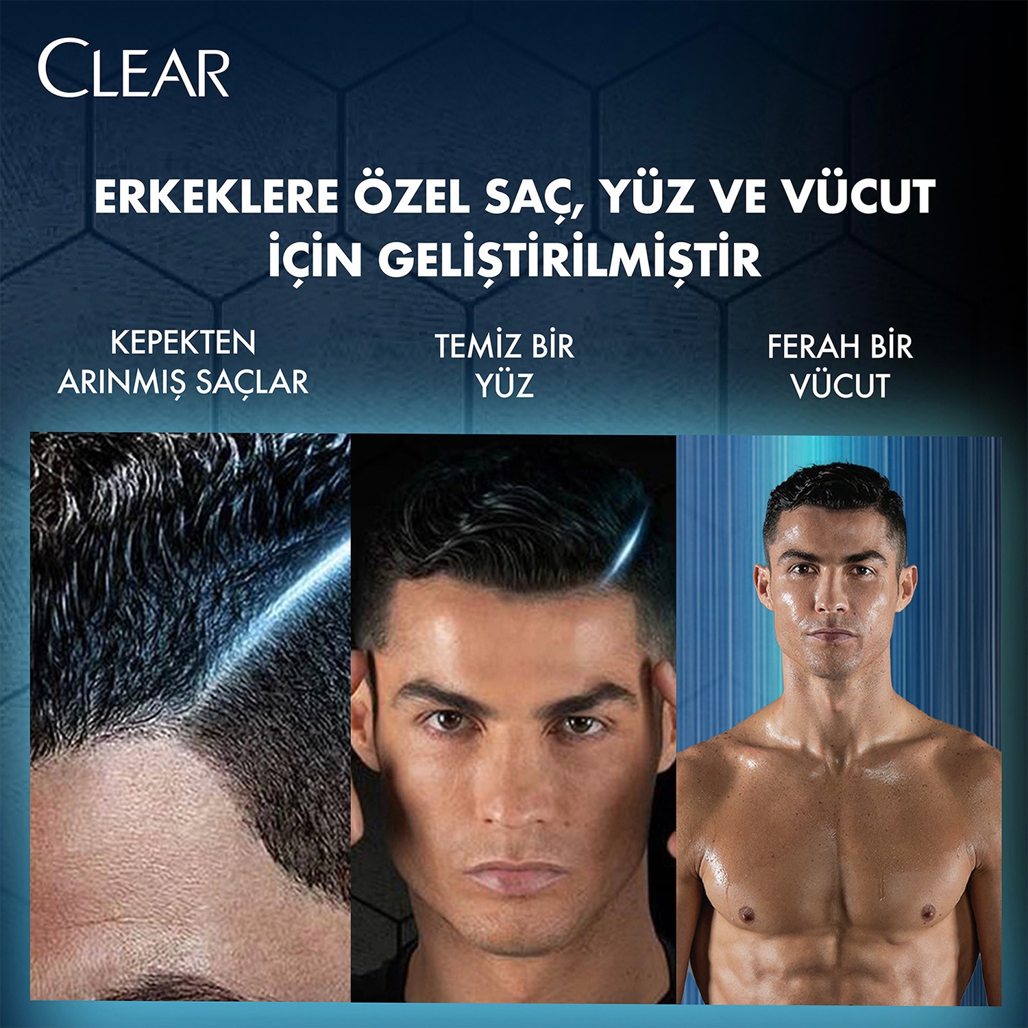 Clear Men 3 in 1 Şampuan & Duş Jeli Arındırıcı Kömür Saç Yüz Fiyatı