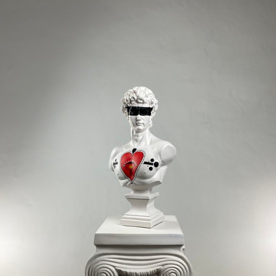 Hedgehog Art Shop David 'eye Of Heart' Dekoratif Heykel, Pop Fiyatı