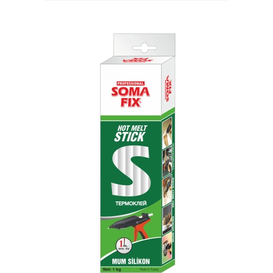 Somafix 1 kg 11.3X300 Mm Kalın Somafıx Mum Silikon Çubuk Fiyatı