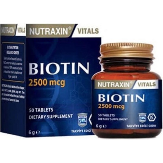 Nutraxin Biotin 5000 Mcg 30 Tablet Fiyatı - Taksit Seçenekleri