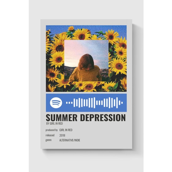 Girl In Red - Summer Depression Albüm Şarkı Spotify Kod Code Fiyatı