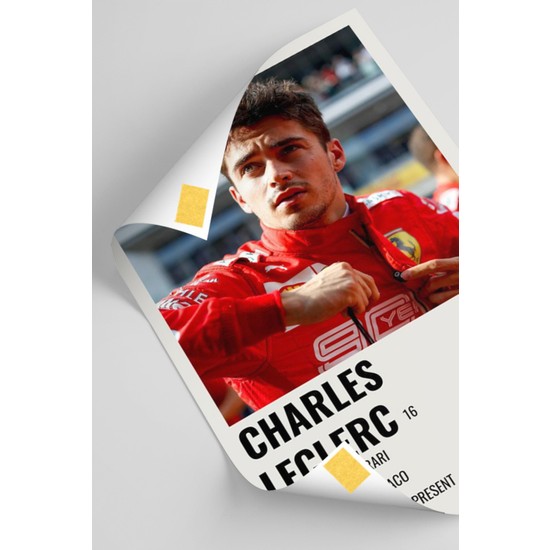 DuoArt Charles Leclerc Formula 1 F1 Info Card Bilgi Kartı Fiyatı