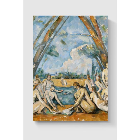 DuoArt Paul Cezanne - The Large Bathers - Masterpiece Tablo Fiyatı
