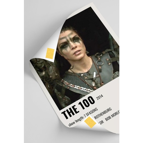 DuoArt The 100 Dizi Info Card Bilgi Kartı Minimalist Poster Fiyatı