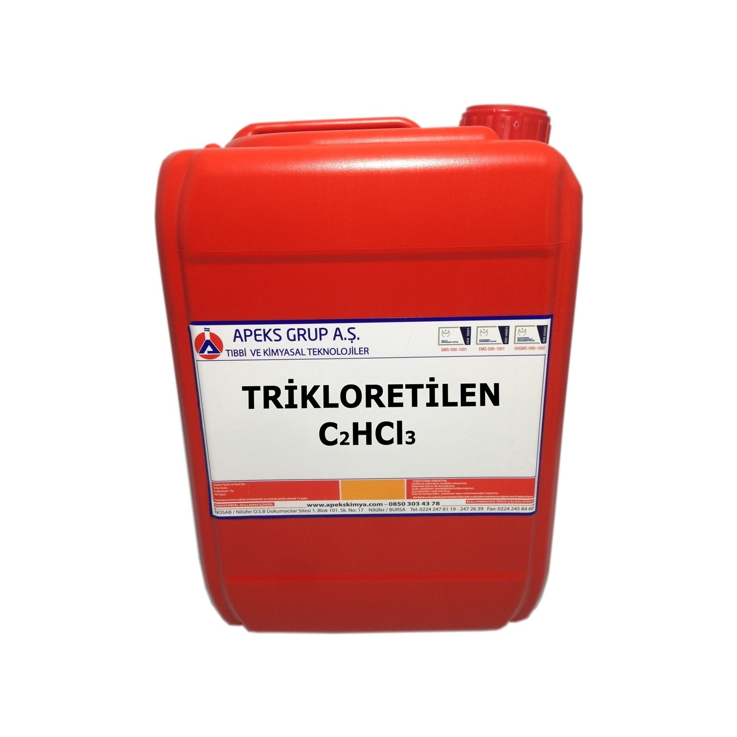 Apeks Trikloretilen C2Hcl3 10 kg Fiyatı - Taksit Seçenekleri