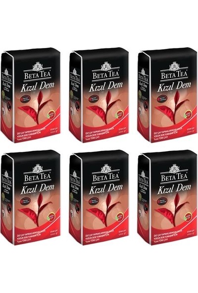 Beta Tea Kızıl Dem Çay 1 kg x 6
