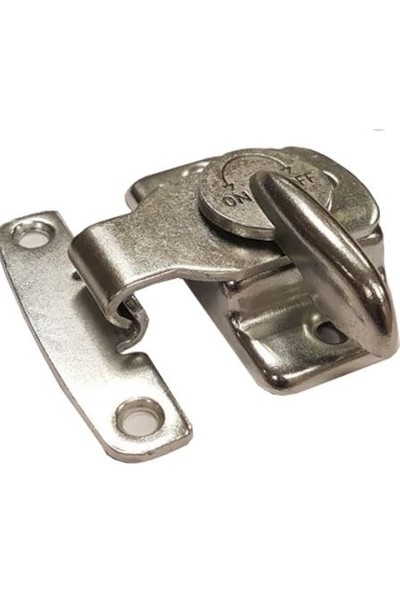 Adilon Çevirmeli Kilit Galvanizli Sürgülü Kapı Kilidi