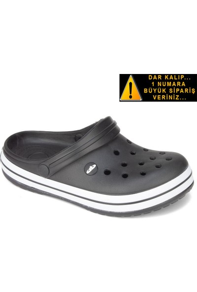 Akınalbella Unisex Sabo Terlik Siyah 43