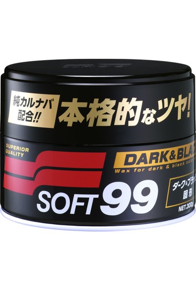 SOFT99 Dark & Black Koyu ve Siyah Renk Araçlar İçin Katı Wax 300 gr SOFT99 Dark & Black Koyu ve Siyah Renk Araçlar İçin Katı Wax 300 gr