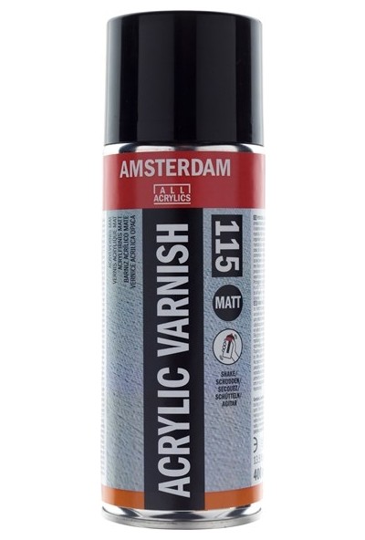 Royal Talens 115 Amsterdam Mat Akrilik Boya Verniği Sprey 400 ml Royal Talens 115 Amsterdam Mat Akrilik Boya Verniği Sprey 400 ml