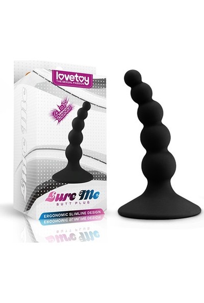 Lovetoy Lure Me 10 cm Vantuzlu Boğumlu Silikon Anal Plug Lovetoy Lure Me 10 cm Vantuzlu Boğumlu Silikon Anal Plug