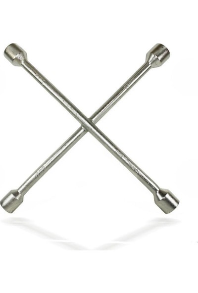 Oto Aksesuarcım Çelik Bijon Anahtarı İztavroz 4'lü 17 x 19 x 21 x 23 mm
