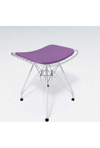 Knsz kafes tel sandalyesi taburesi 1 li mutlu byzmor