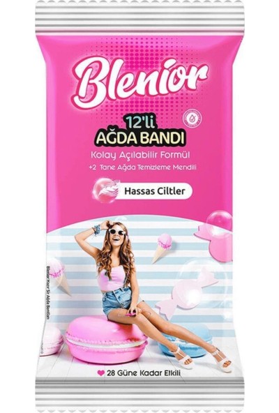 Blenior 12 Li Ağda Bandı Hassas Cilt Blenior 12 Li Ağda Bandı Hassas Cilt