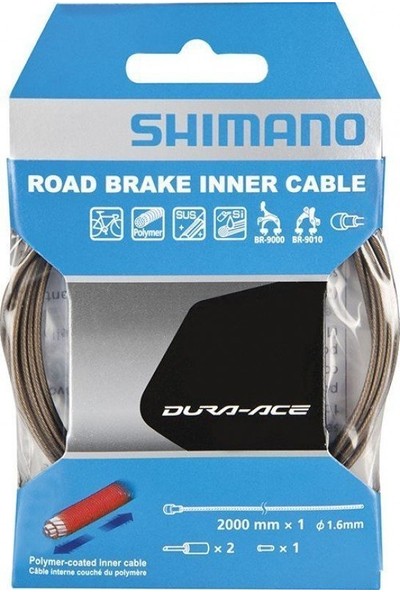 Shimano Dura-Ace BC-9000 Polimer Kaplı Yol Fren Teli