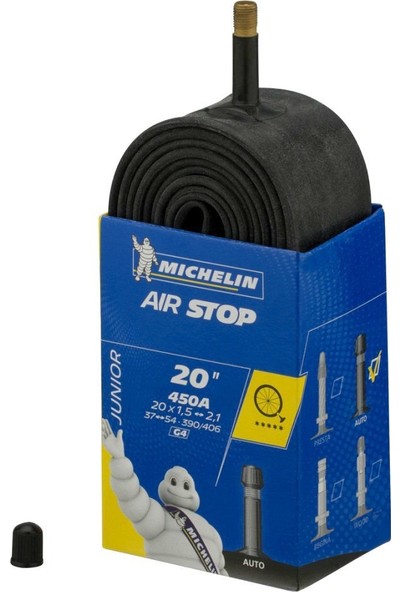 Michelin Airstop İç Lastik 20x1.50-2.10 34mm Kalın Sibop G4 Michelin Airstop İç Lastik 20x1.50-2.10 34mm Kalın Sibop G4