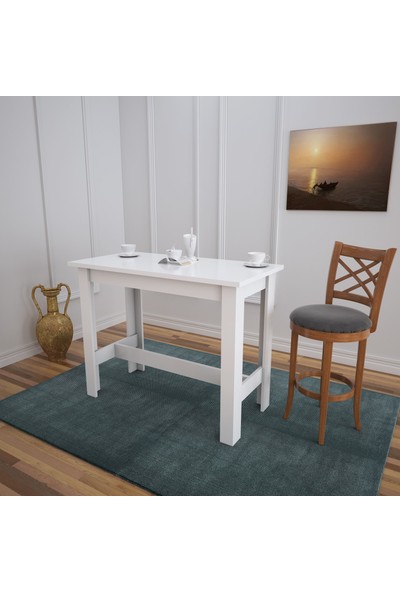 Pasific Home Barra Masa Parlak Beyaz Pasific Home Barra Masa Parlak Beyaz