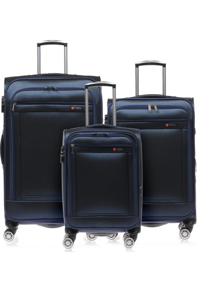 Fossil Fsy1110-Set Lacivert 3 Lü Set Valiz Fossil Fsy1110-Set Lacivert 3 Lü Set Valiz