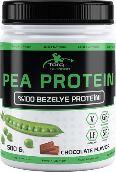 Torq Nutrition Vegan Pea Protein %100 Bezelye Proteini 500 gr - Çikolata Aromalı Torq Nutrition Vegan Pea Protein %100 Bezelye Proteini 500 gr - Çikolata Aromalı