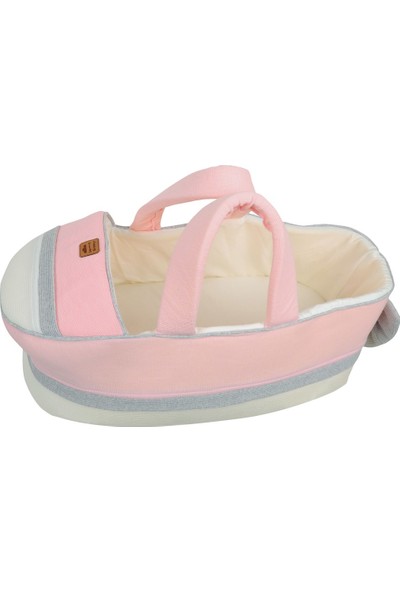 Sema Baby Portbebe Yenidoğan Bebek Yatağı - Ekru-Pembe Sema Baby Portbebe Yenidoğan Bebek Yatağı - Ekru-Pembe