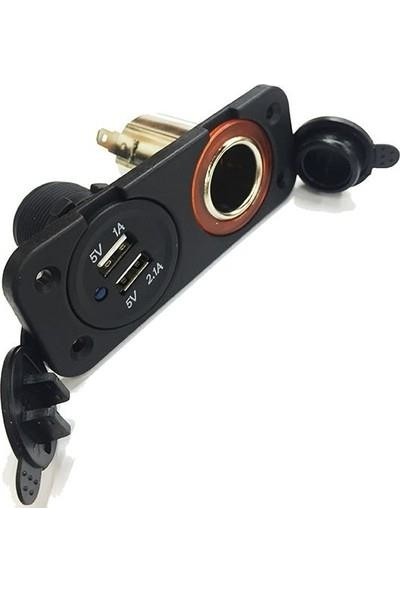 Sealux Çakmak Soketi ve Şarj 12V