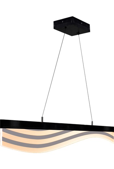 Tlt Panel Decoline Çizgi Dalga Led Li Sarkıt Avize