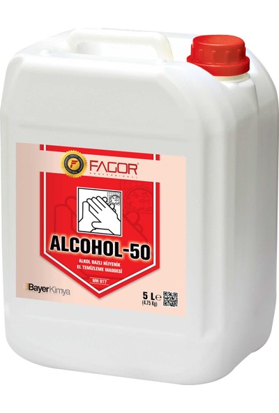Fagor Nano Alcohol 50 Alkol Bazlı El Hijyen Maddesi Fagor Nano Alcohol 50 Alkol Bazlı El Hijyen Maddesi