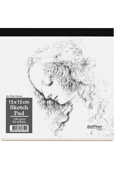 Eskiz Defteri 15 x 15 cm Beyaz