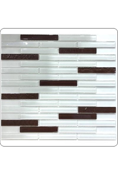 Revista Mutfak Tezgah Arası Kristal Cam Mozaik