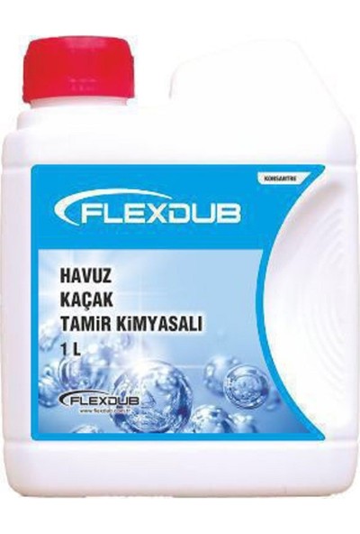 Flexdub Havuz Kaçak Tamir Kimyasalı 1 lt Flexdub Havuz Kaçak Tamir Kimyasalı 1 lt