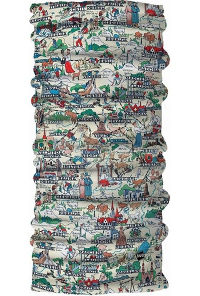 Narr Bandana Latvia Çok Fonksiyonlu Kafa Bandı