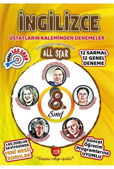 Newton Yayınları 8. Sınıf Üstadların Kaleminden All Star Ingilizce Deneme