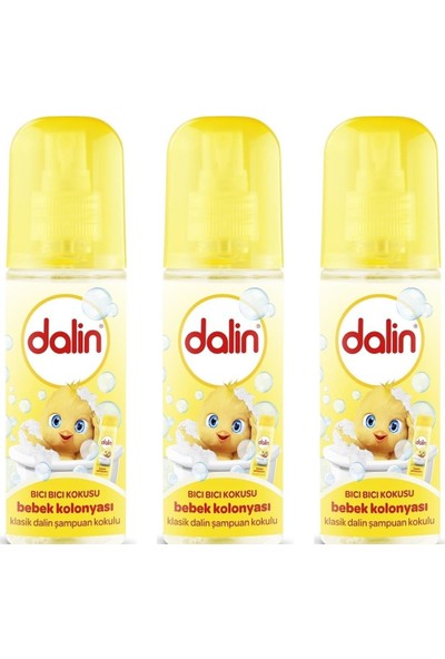 Dalin Bebek Kolonyası Bıcı Bıcı 150 ml x 3 Adet