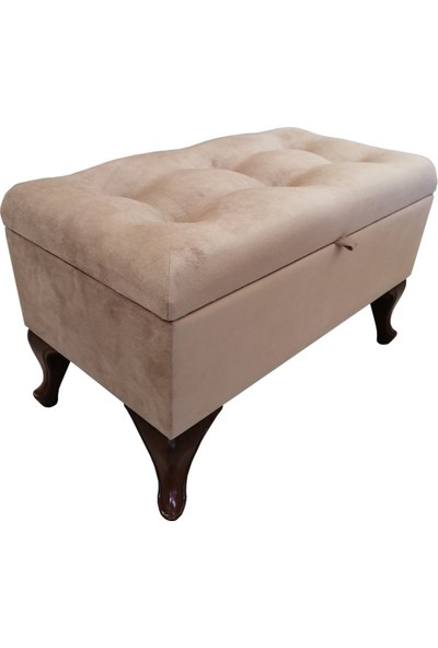 Ertok Sandıklı Puf Koltuk 70 cm Vizon Ertok Sandıklı Puf Koltuk 70 cm Vizon